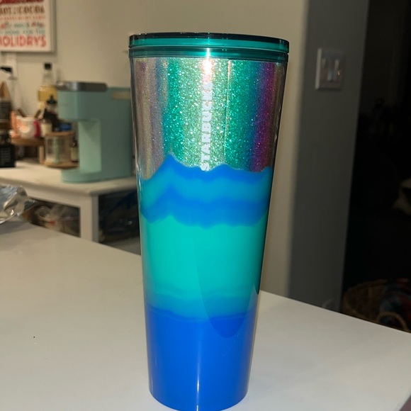 Starbucks | Kitchen | Starbucks Spearmint Wave Cup | Poshmark